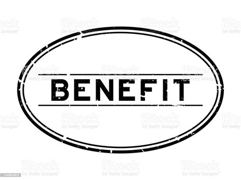그런 지 검은 혜택 단어 타원형 고무 물개 흰색 배경 스탬프 Charity Benefit에 대한 스톡 벡터 아트 및 기타 이미지