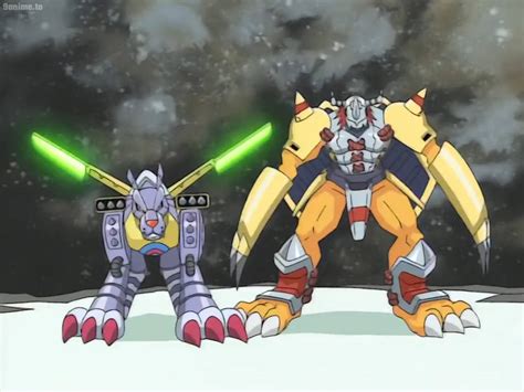 Digimon Adventure E52 Metalgarurumon Wargreymon By Giuseppedirosso On