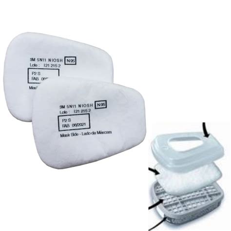 Pre Filtro Mecânico 5n11 Para Respirador 3m H0002260174 10un