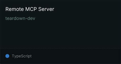Remote Mcp Server Glama