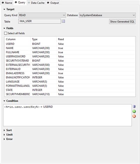 Database Activity — Axon Ivy Platform 10 0 Documentation