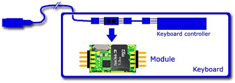 Hardware Keylogger KeyGrabber Module Installation