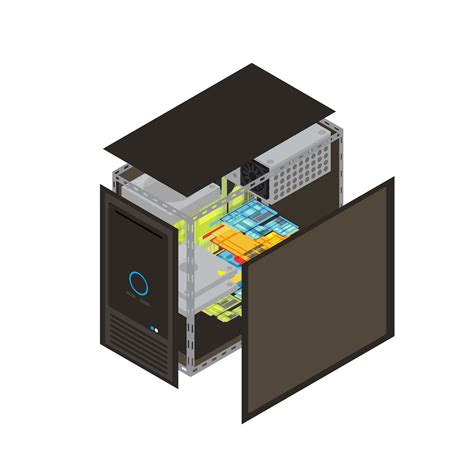 Isometric Processor Scheme 481912 Vector Art At Vecteezy