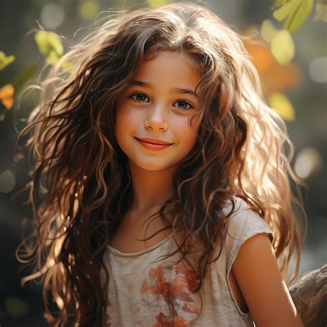 Premium Ai Image Girl Smiling Background