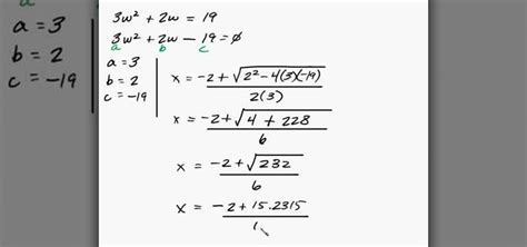 Solving Quadratic Equations Using The Formula Practice Tessshebaylo