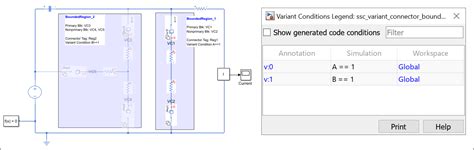 model variants in an electrical circuit using variant connector blocks matlab and simulink
