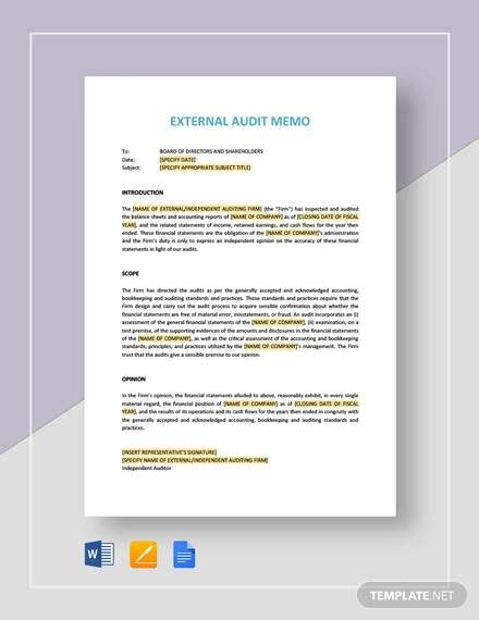 FREE 6 External Memo Templates In MS Word PDF Google Docs