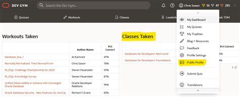 oracle dev gym databases for developers certificate url ask tom