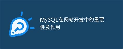 Mysql在网站开发中的重要性及作用 叮当号