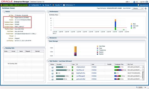 how to enable oracle enterprise manager express 12c