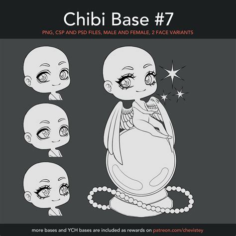 Chibi Base 7 Png Csp Psd Chevistey