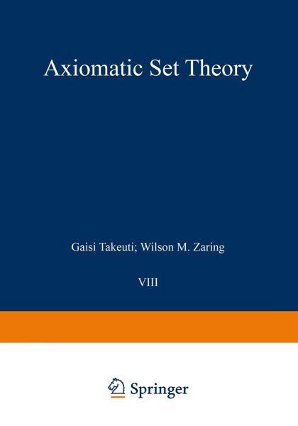 axiomatic set theory von g takeuti w m zaring englisches buch