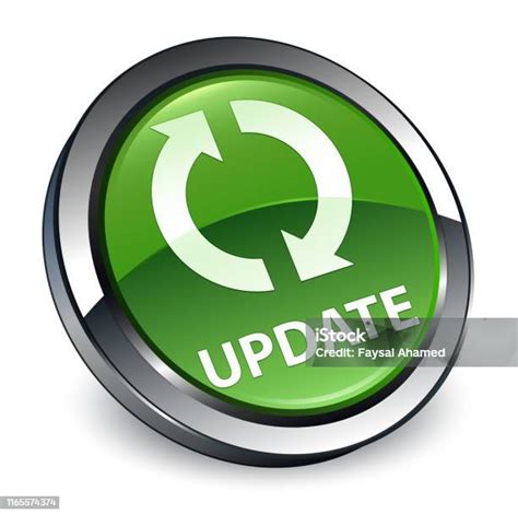 업데이트 3d 소프트 그린 라운드 버튼 개선에 대한 스톡 벡터 아트 및 기타 이미지 개선 돌기 미국 Istock