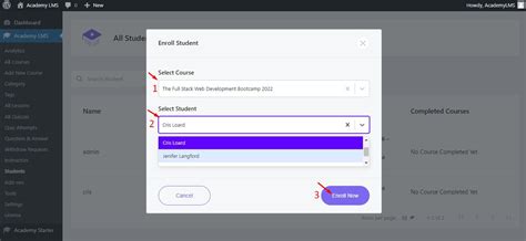 How To Use Academy Lms Manual Enrollment Academy Lms