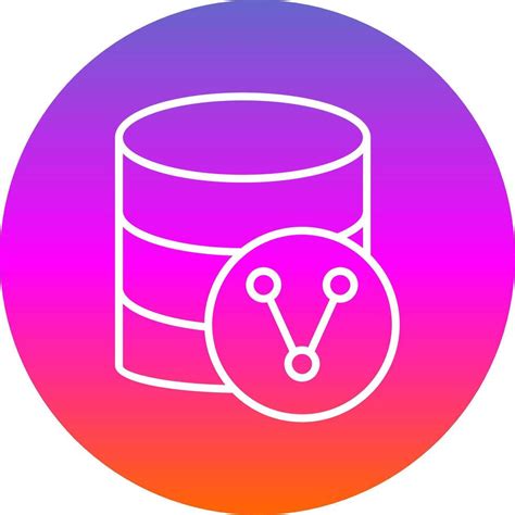 Database Sharing Line Gradient Circle Icon 43736526 Vector Art At Vecteezy