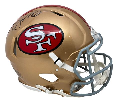 Joe Montana Signed 49ers Throwback Full Size Authentic On Field Speed