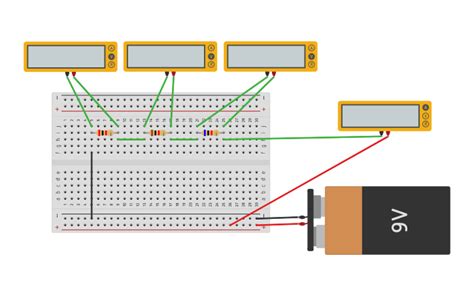 Circuit Design Series Circuit Mj Tinkercad