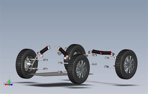 悬挂系统 19 Solidworks 2015 模型图纸免费下载 懒石网