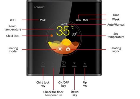 Acmelec A940 Bgl Wifi Smart Thermostat User Manual Thermostat Guide