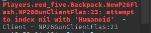 Localscript Not Recognizing A Humanoid Scripting Support Developer Forum Roblox
