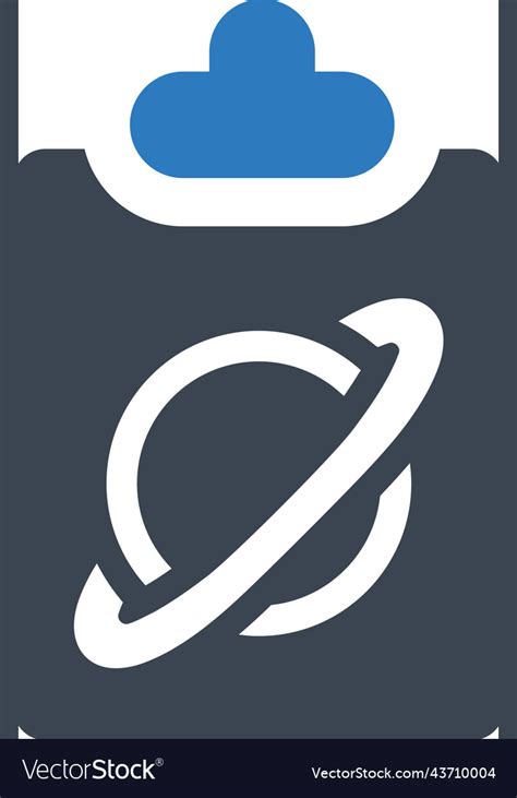 Planet Timeline File Icon Royalty Free Vector Image