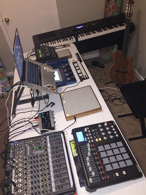 complex live looping setup help equipment lines