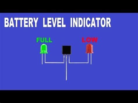 How To Make A Battery Level Indicator Battery Full Battery Low Indicator Hindi Full
