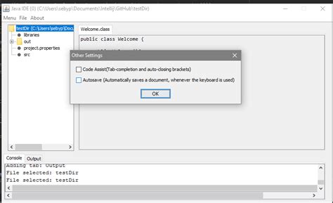 GitHub Queerzard JavaIDE A Basic IDE For Java That Supports The