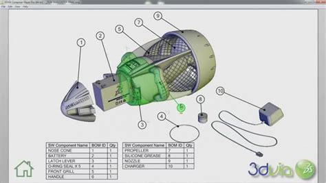 SolidWorks Composer Capabilities Technical Illustration