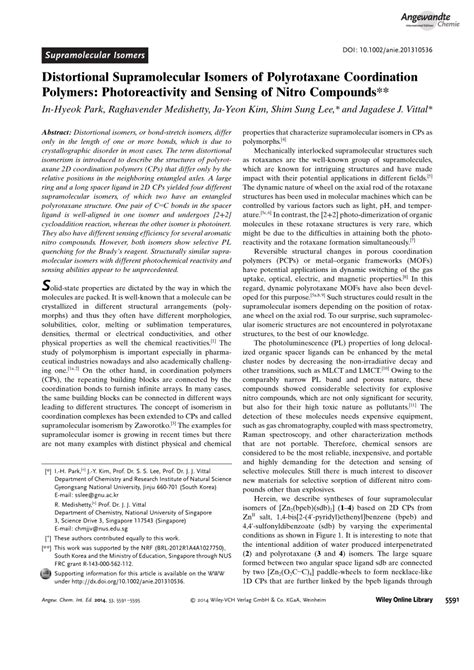 Pdf Solid State Polymerization In A Polyrotaxane Coordination Polymer Via A [2 2