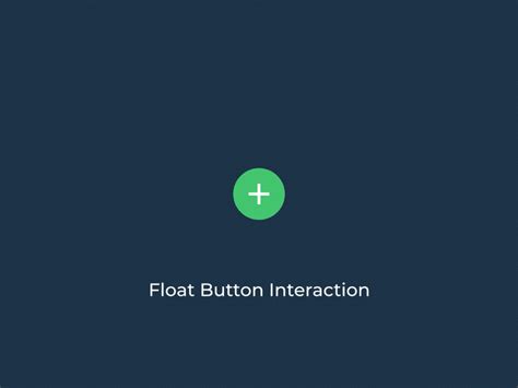 Floating Button Micro Interaction Interactive Interactive Design Floating