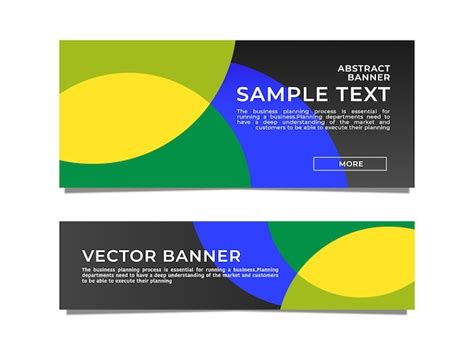 premium vector abstract banner background or header stock vector template