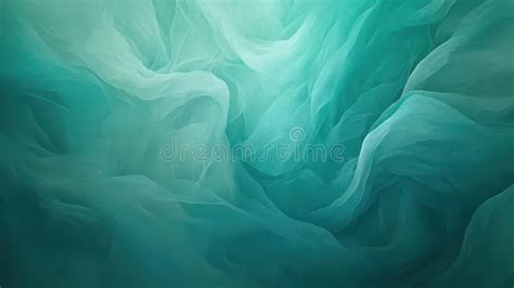 Dynamic Flowing Hues Of Blue And Green In Abstract Background Design Stock Illustration