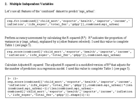 Solved Simple Linear Regression Interp Retation Of The Chegg Com
