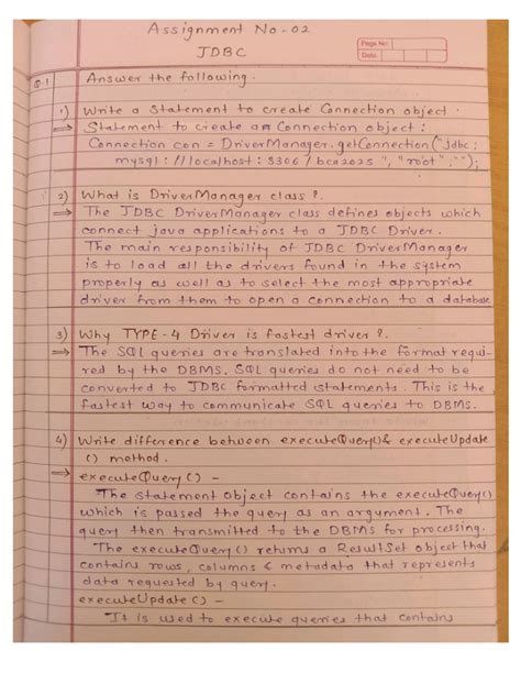 Jdbc 2 Assignment Pdf