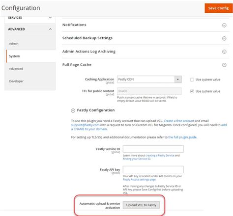 Configure Fastly Services Adobe Commerce