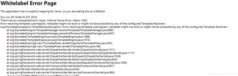 决 Template Might Not Exist Or Might Not Be Accessible By Any Of The Configured Template Resolvers