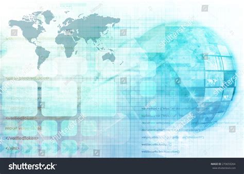 Cloud Computing Big Data Distributed Computing Stock Illustration