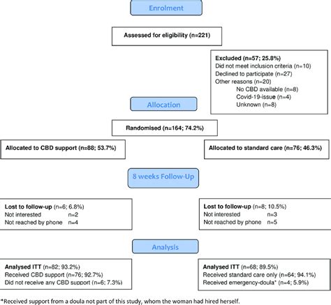 Flowchart Of The Trial Enrolment Allocation Follow Up And Analysis Download Scientific