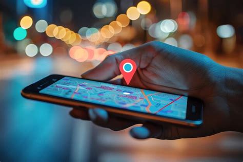Geolocation On Smartphone Ai Generated Premium Ai Generated Image