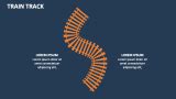 Train Track Template For PowerPoint And Google Slides PPT Slides