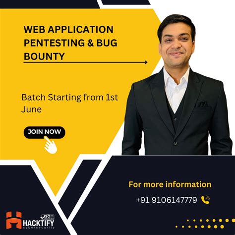 Join Hacktifys Web Application Pentesting Course Hacktify Cyber Security Posted On The Topic