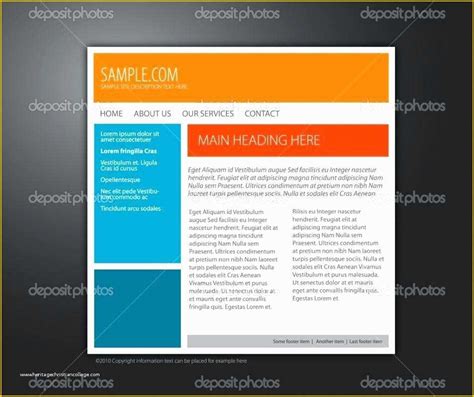 simple website templates free download html with css of resume website template best free