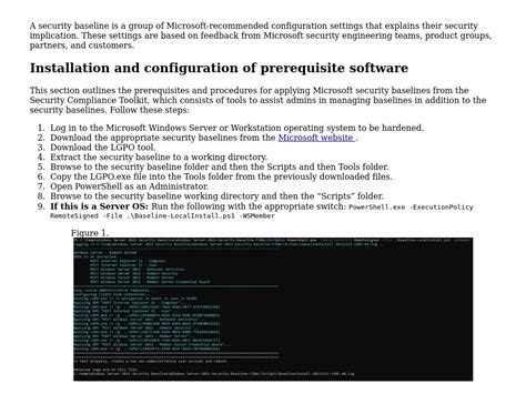 Applying Microsoft Security Baselines Stig And Microsoft Security