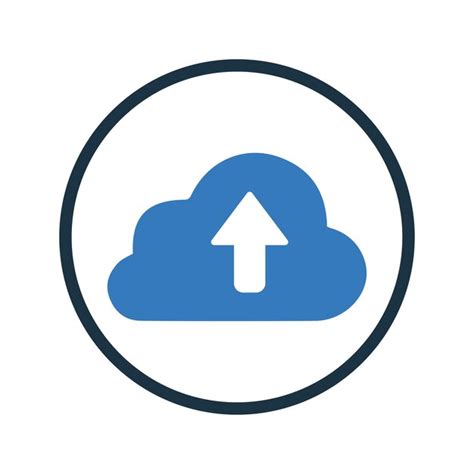 Premium Vector Backup Cloud Upload Icon Simple Vector Illustration