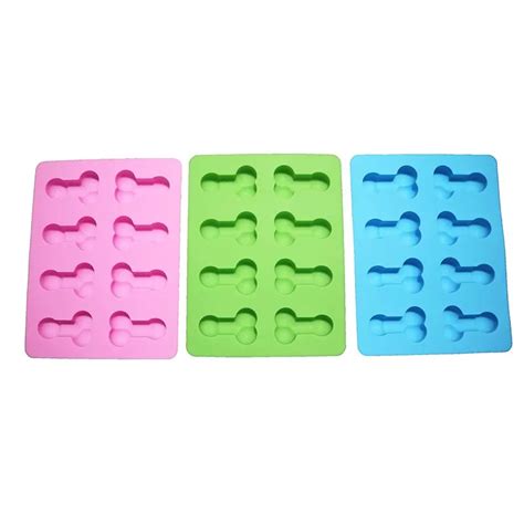 8 Holes Silicone Sex Molds For Chocolate And Candy Set