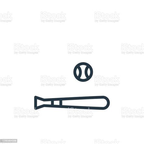 야구 벡터 아이콘 야구 편집 스트로크 웹 및 모바일 앱 로고 인쇄 매체에 사용하기 위한 야구 선형 기호입니다 얇은 선 그림 벡터 격리 된 윤곽선 도면입니다 가죽에 대한 스톡