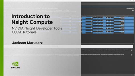 introduction to nsight compute
