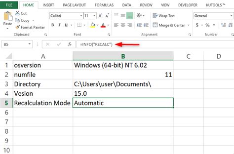 How To Use The Info Function In Excel Basic Excel Tutorial