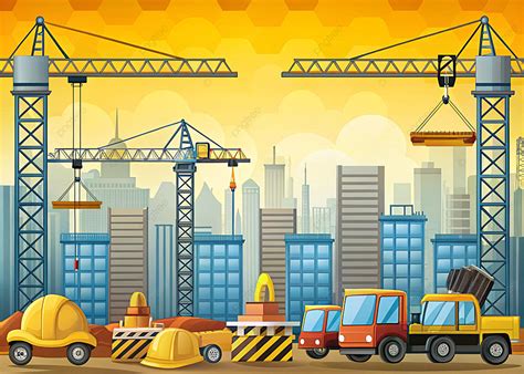 Hands On Construction The Backbone Of Infrastructure Background